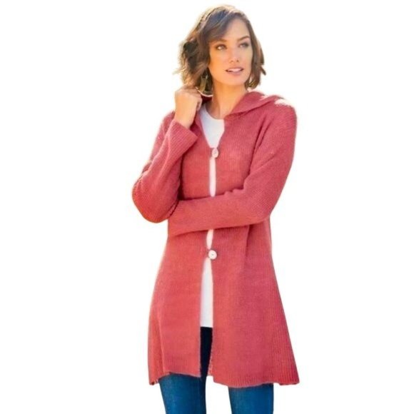 Soft Surroundings | Sweaters | Soft Surroundings Lessie Hooded Cardigan ...